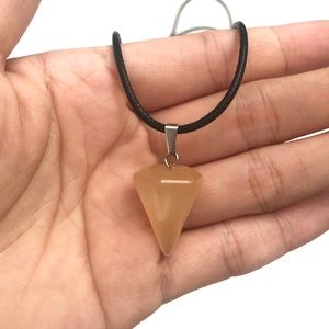 Accessories | Pendulum Quartz Pendant Adjustable Necklace Os | Poshmark